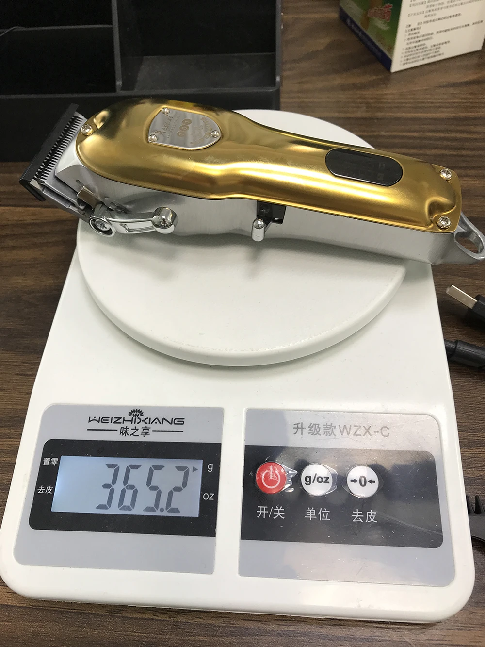 Jm104 Resuxi Big Gold Aluminum Cordless Professional Men Stylists ...