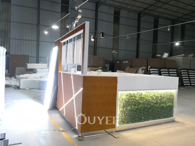 Manufacturer Customized Wooden Indoor And Outdoor Round Coffee Kiosk ...