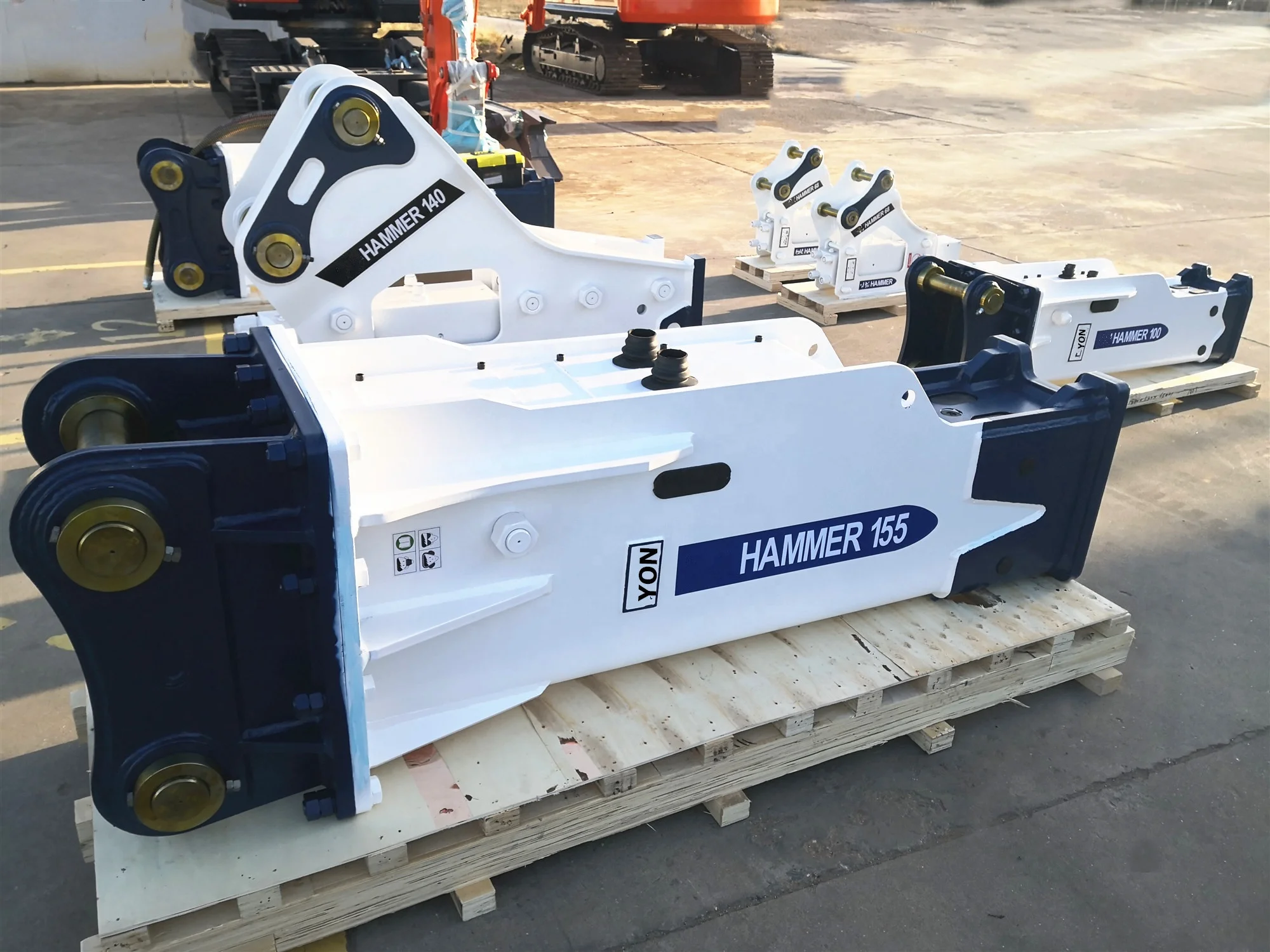 Korea Cylinder Hydraulic Breaker 1 Ton for Sale