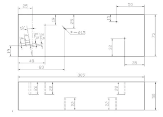 A5/IOW Ultrasonic Beam Calibration Block - Huatec Standard