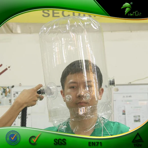 Custom Airtight Inflatable Face Headgear - Hongyi Clear Isolation Headgear