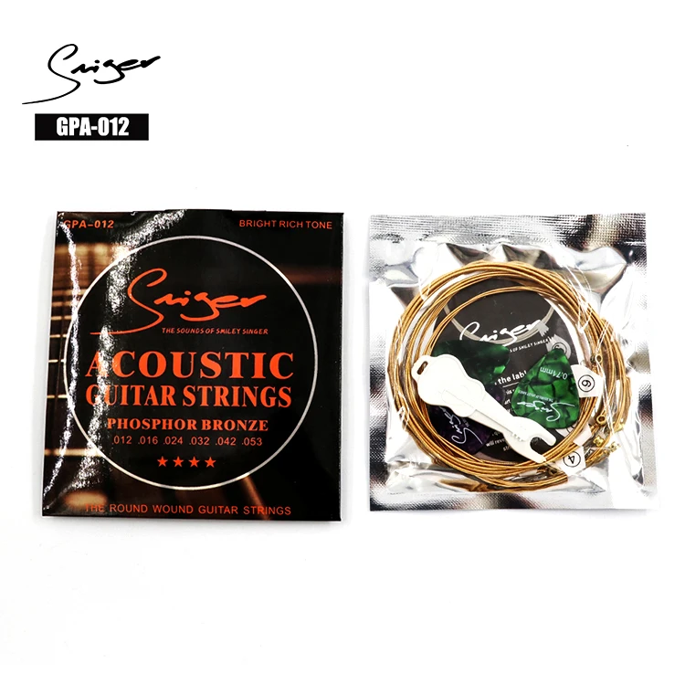 Smiger Gpa-012 High Quality Custom Packaging Gauge 012 Phosphor Bronze ...