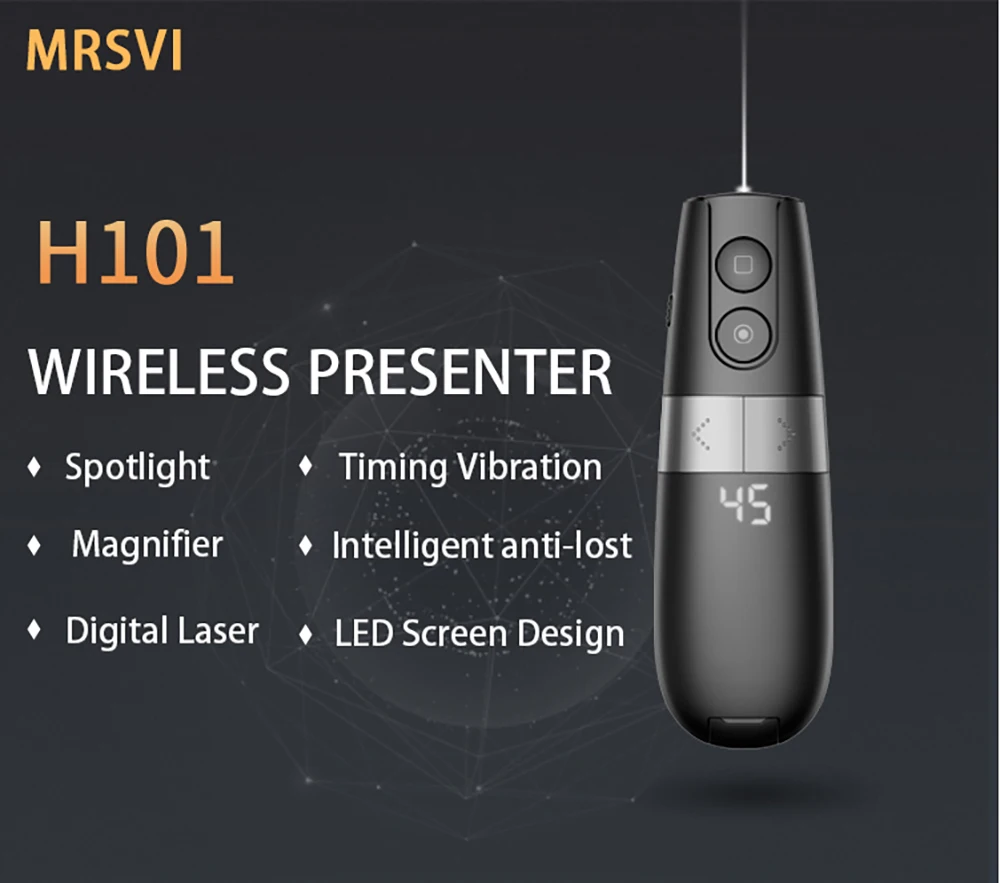 H101 Laser Presentation Pointer Ppt Powerpointer Wireless Presenter ...