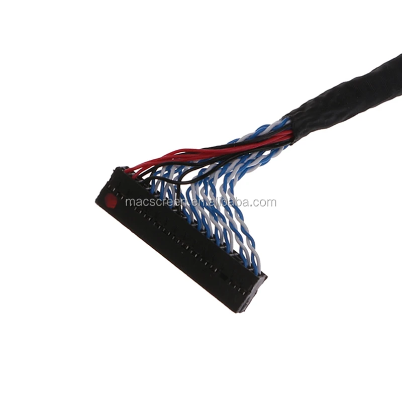 8 Bit Lvds Cable Fix-30 Pin 2ch For M.nt68676 Driver Board To Lcd Led ...