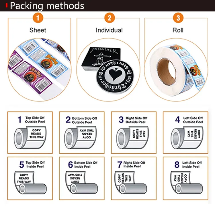 Custom Printable Matt A4 3m White Vinyl Film Logo Stickers Paper On ...