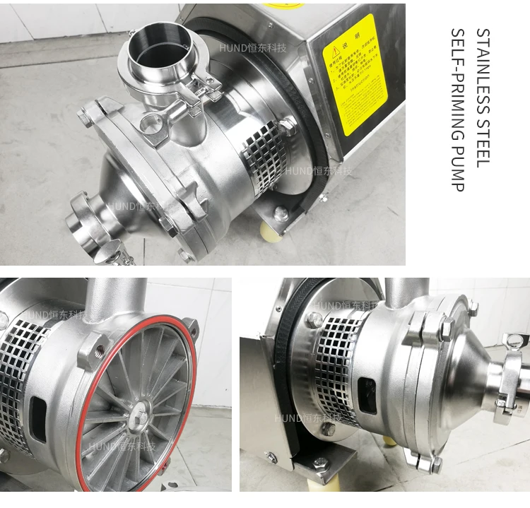 Factory Price Stainless Steel Water Sucking Centrifugal Pump Milk ...