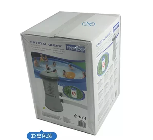 INTEX 28604 Inflatable Swimming Pool with 530 GPH Filter Pump