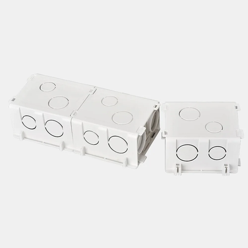86 Type Pvc Box Plastic Junction Box Connected Connectable Box - Buy ...