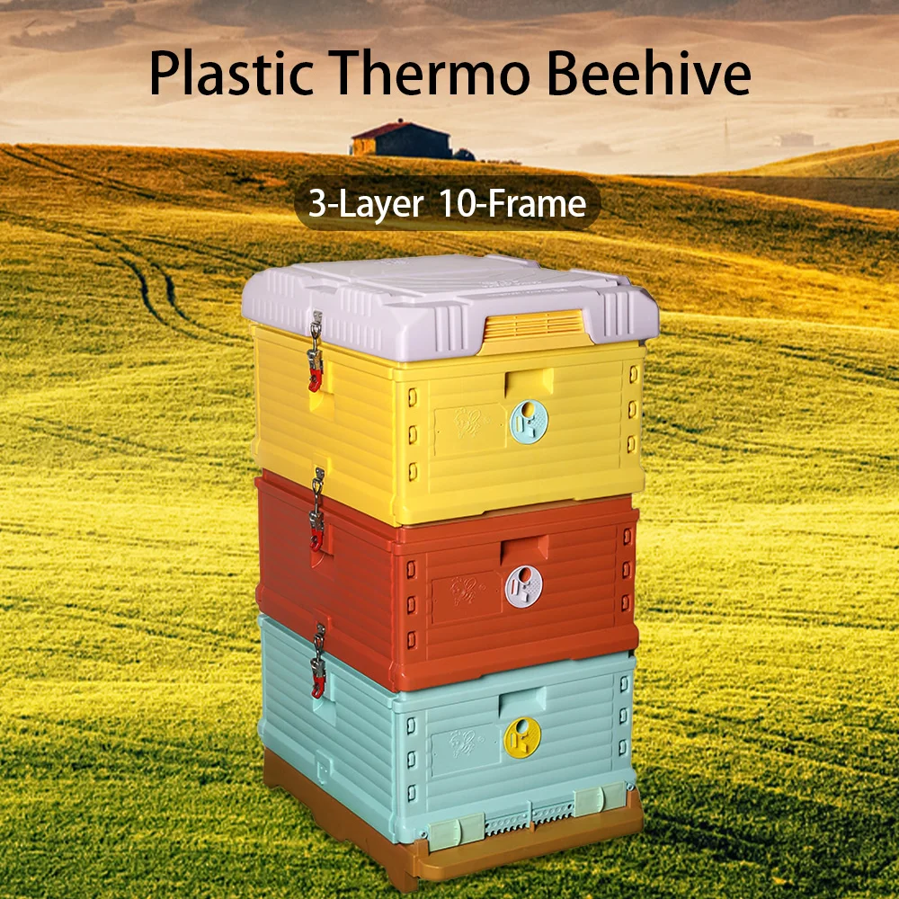 Langstroth 3-layer 10-frame Thermo Plastic Bee Hives For Sale - Bee ...