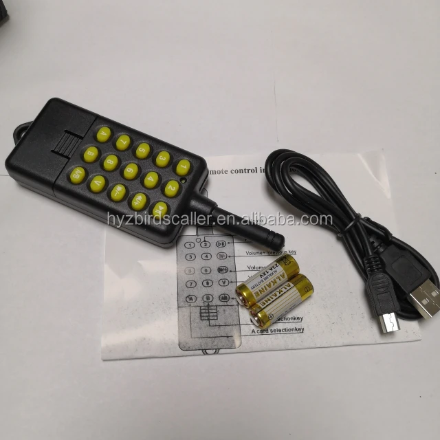 Hunting Multi Sound MP3 Bird Callers with Wireless Remote