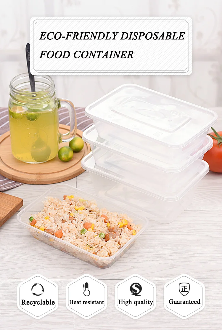 Disposable Microwave Pp Plastic Food Container/lunch Box Manufacturer ...