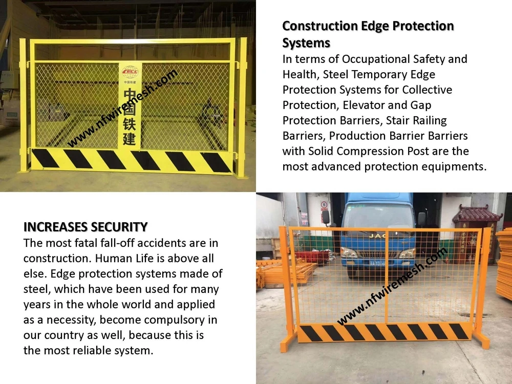 Temporary Leading Construction Edge Protection Systems