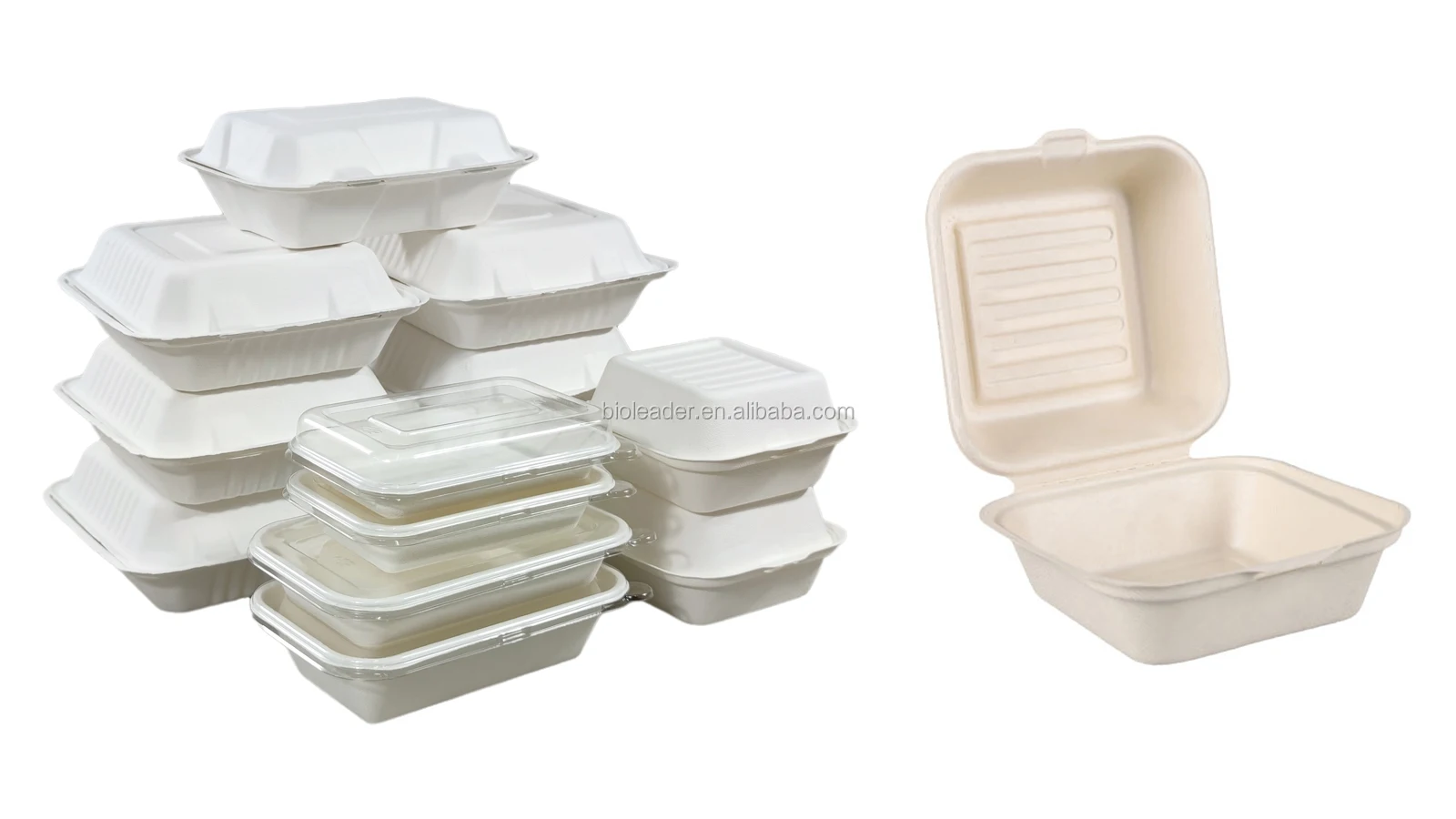 Biodegradable Sugarcane Bagasse 6x6 Inch Burger Hamburger Box - Buy Hamburger Box,Disposable ...
