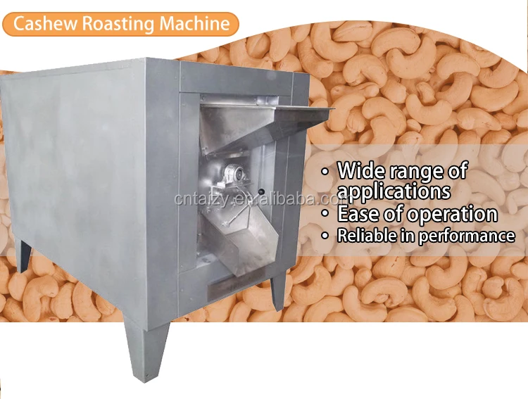 Full Automatic Cashew Nut Roasting Machine - 1 Year Warranty