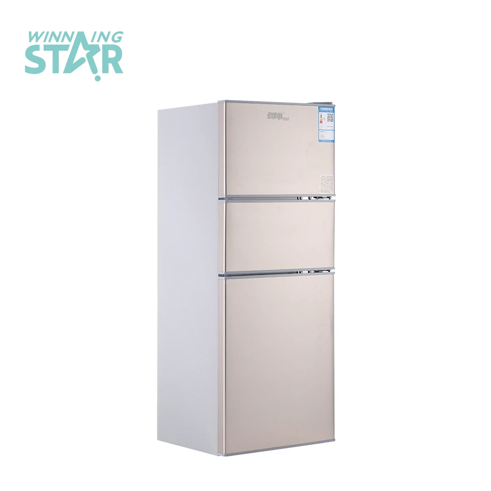 Winning Star 76l Ac Three Doors Refrigerator Wst-bcd-152l Fruit ...