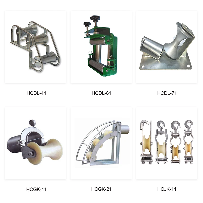 Manhole Corner Guide Steel Cable Roller For Telecom Electrical Cable ...