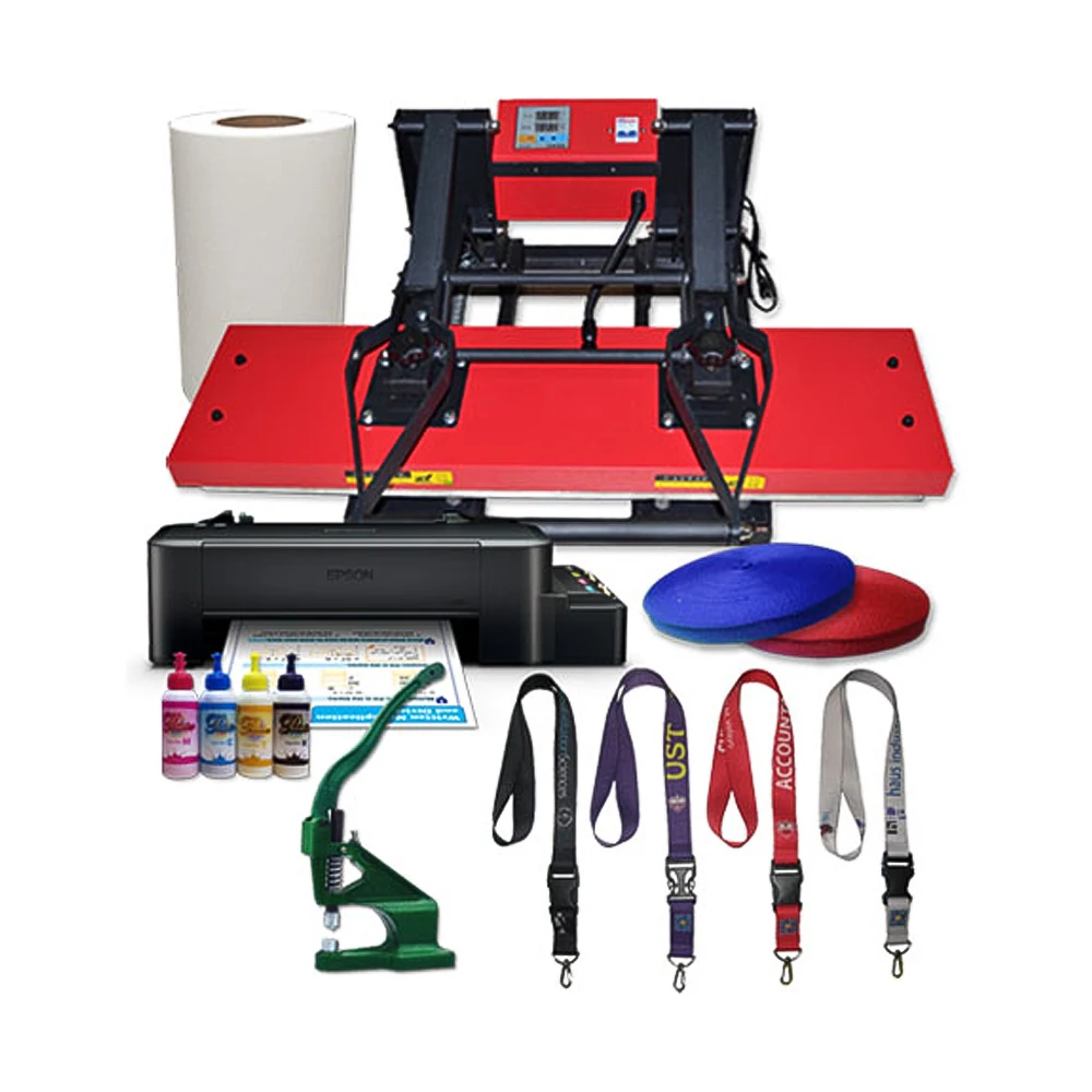 25*100cm Lanyard Printing Single Station Heat Press Transfer Machine