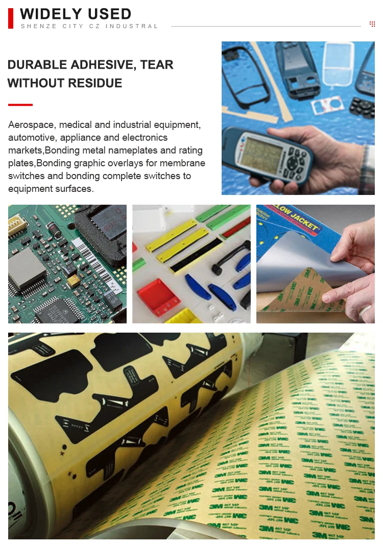 3m 55236 Strength Fiber Glass Woven Double Sided Cotton Tissue Adhesive ...