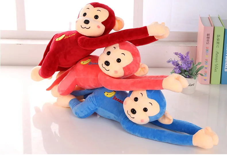 Plush Long Arm Monkey Stuffed Monkey Toys Stuffed Plush Monkey Long ...