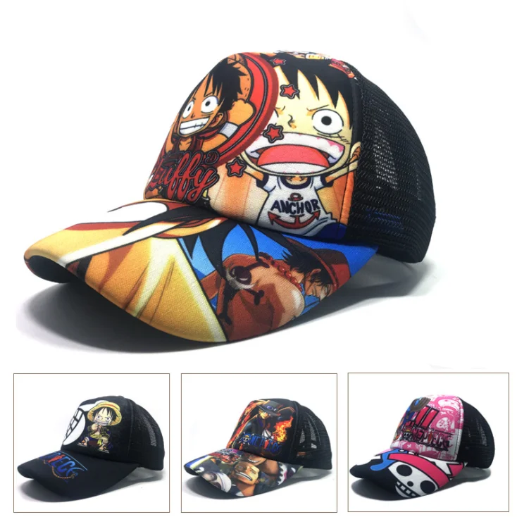 Ufogift Anime Cartoon Luffy Skull Naruo Cap Baseball Hat Comfortable ...