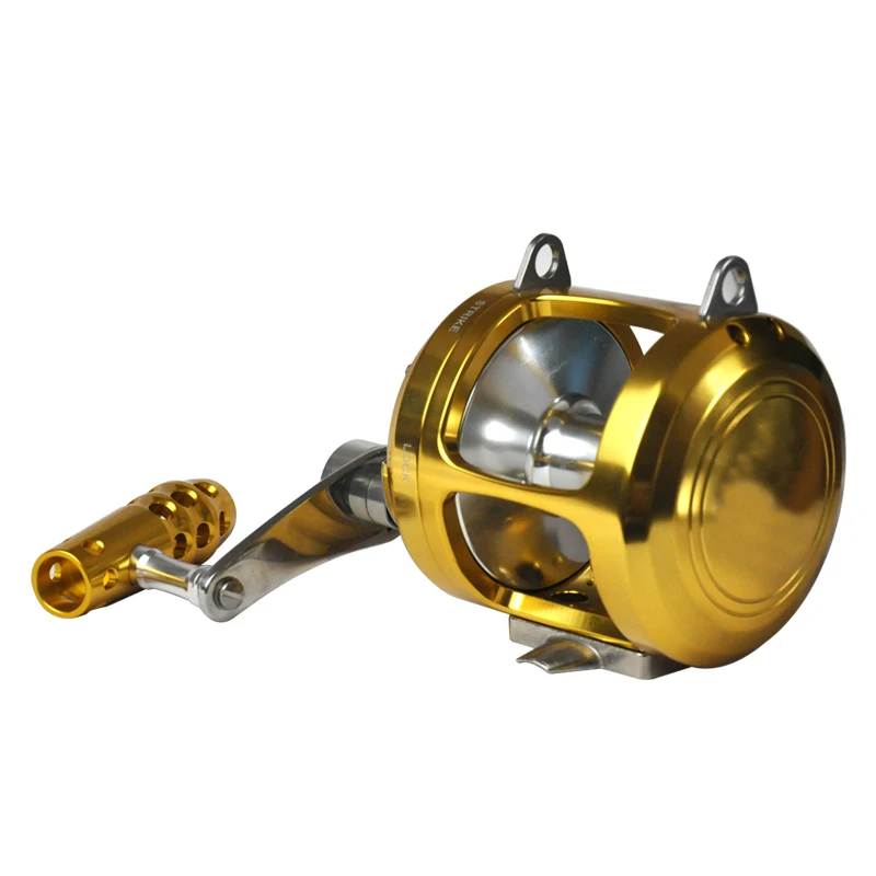 STOCK!!! 2 Speed Jigging Reel - Gold Color, Full Metal