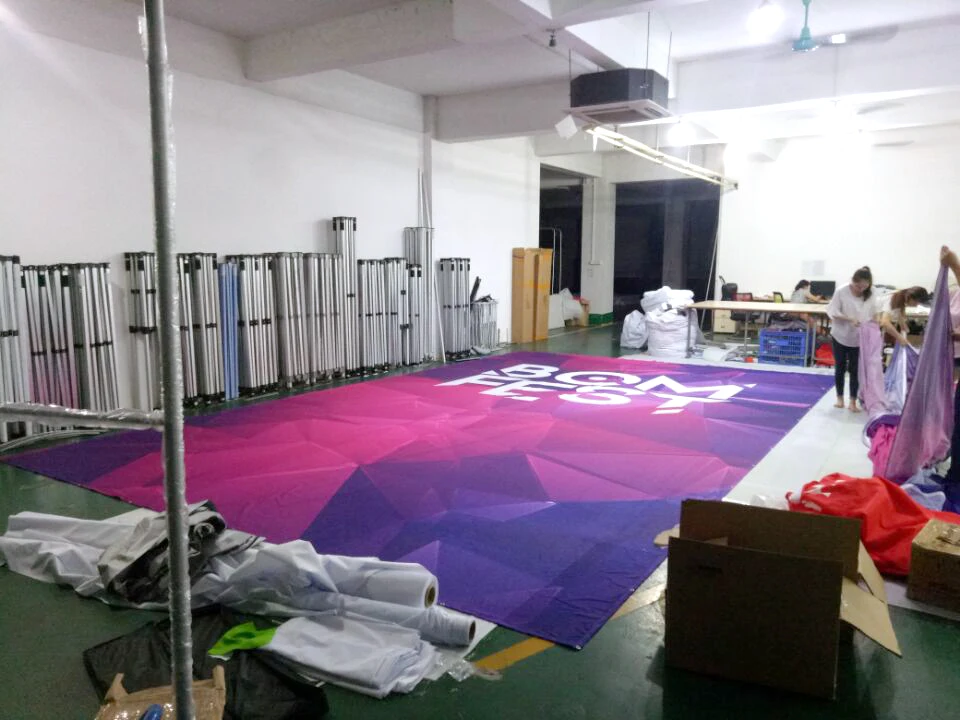 Large Fabric Banners - Custom Polyester Stage Backdrops
