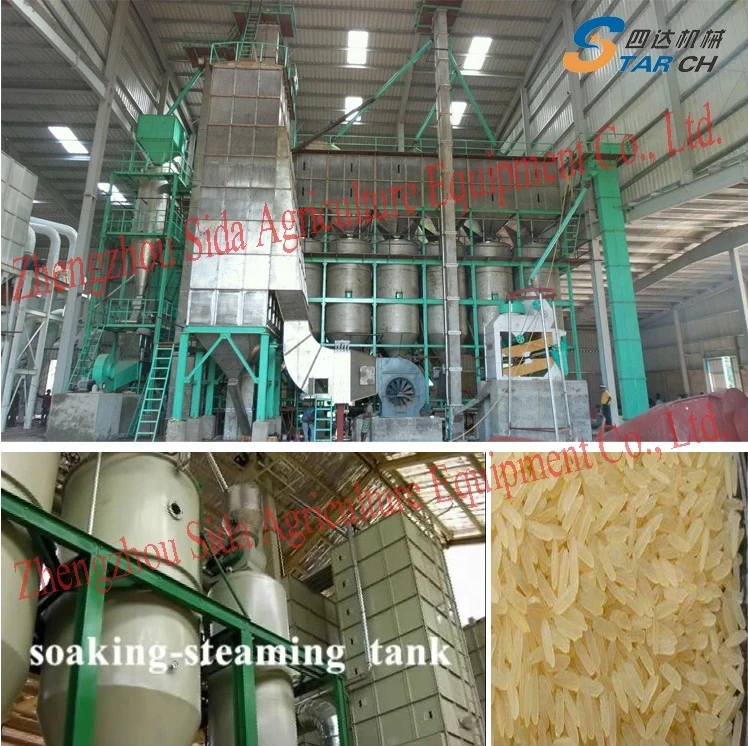 Auto 10 Ton Rice Milling Machine Mini Parboiled Rice Drying Machine ...