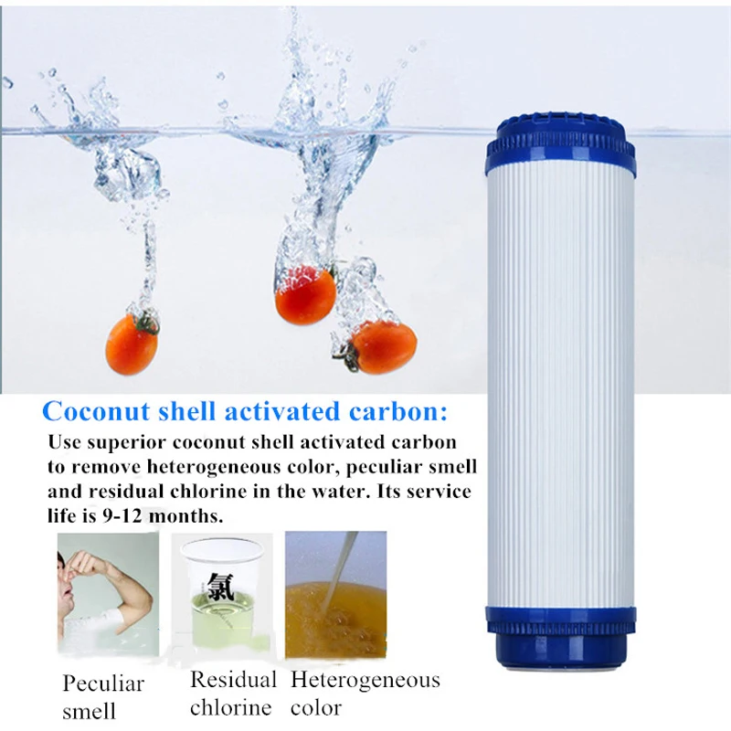 10 Inch UDF Carbon Filter Cartridges - Efficient Water Filtration