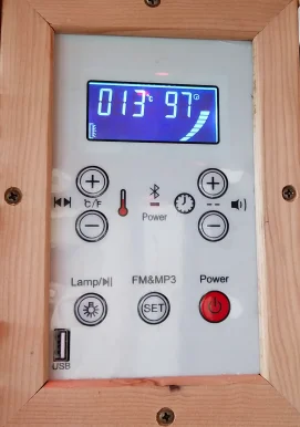 USB Infrared Sauna Parts Control Panel - Modern Soft Touch Design ...