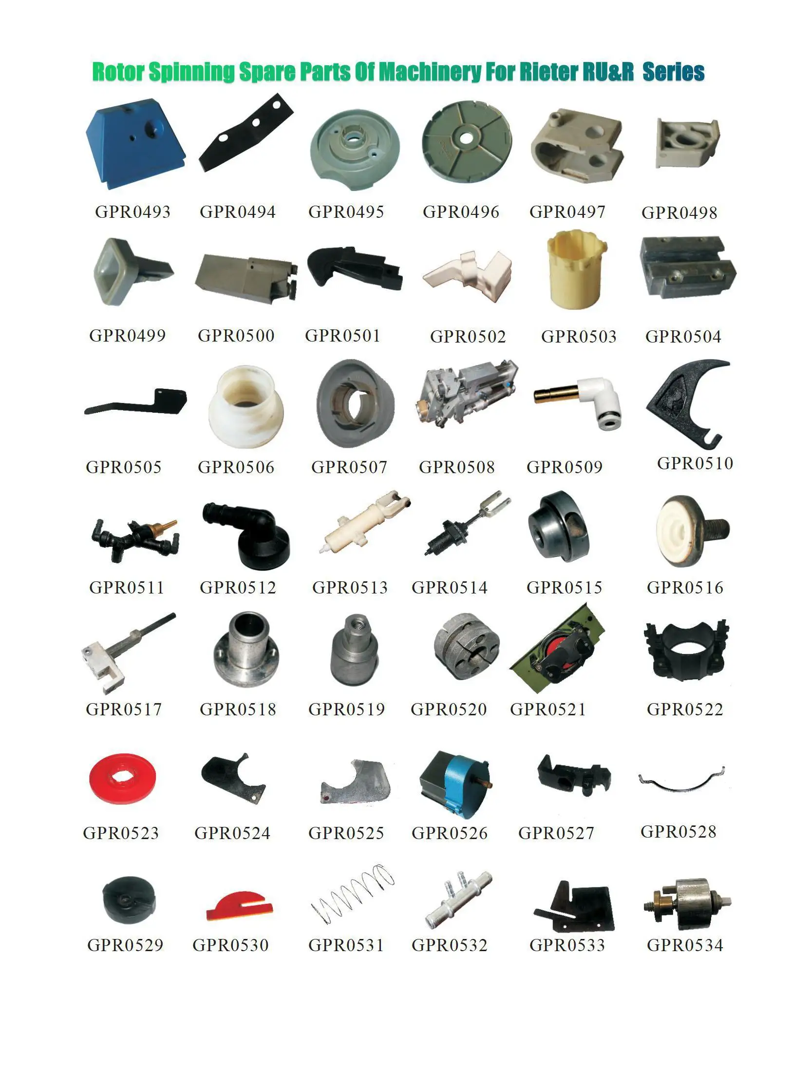 Spare Parts for Rieter Rotor Spinning Machines - Quality & Efficiency