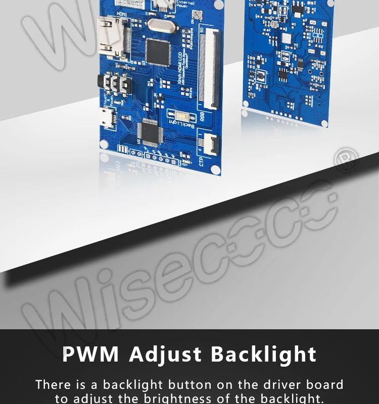 2K Resolucao RGB to LVDS TFT LCD Display Controller Board