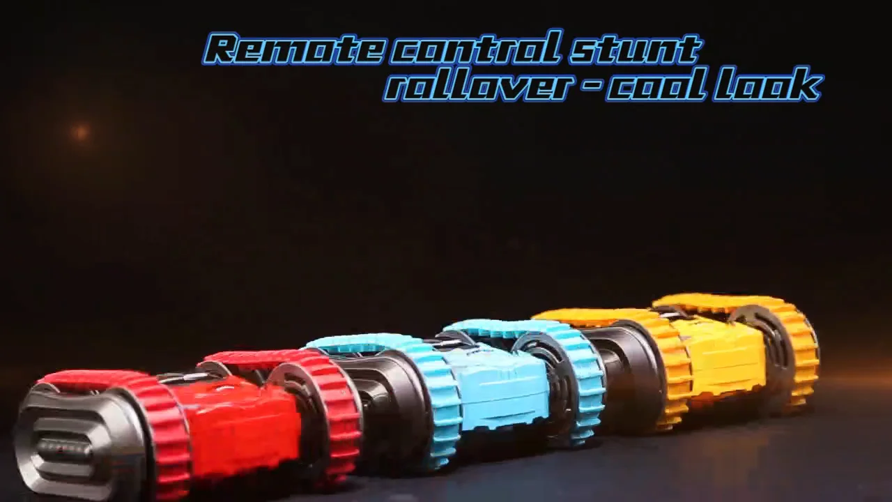 Remote Control Double Sided Flip Stunt Climbing Toys Mode 360 Rotating ...