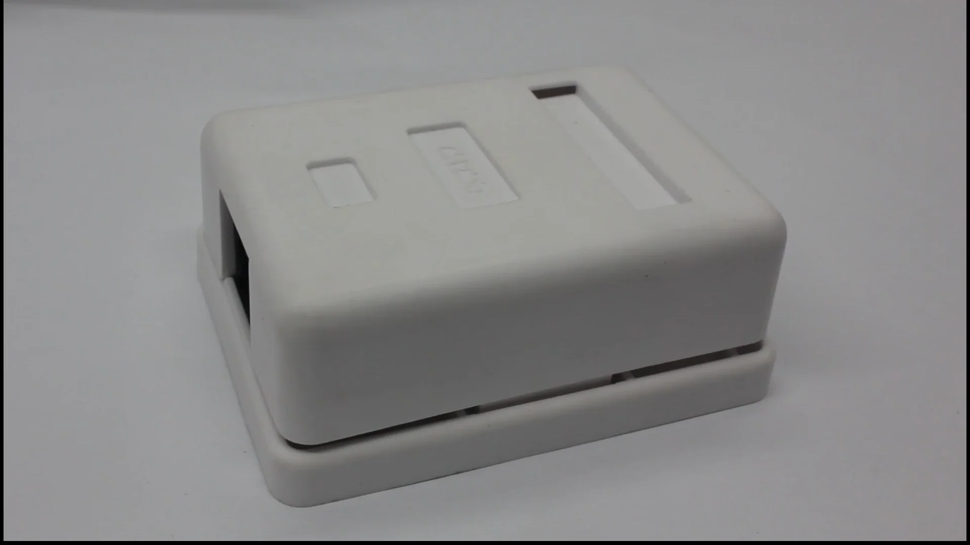 Single Port Double Port Cat5 Cat6 Rj45 Utp Pcb Jack Surface Mount Box ...