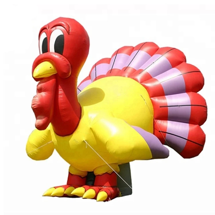 Customized Giant Inflatable Turkey Cartoon Balloon for Thanksgiving ...