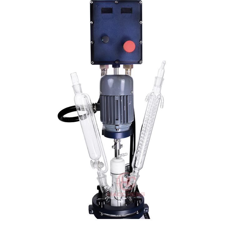 5l Mini Chemical Lab Small Jacketed Glass Reactor - Buy 5l Mini Glass ...