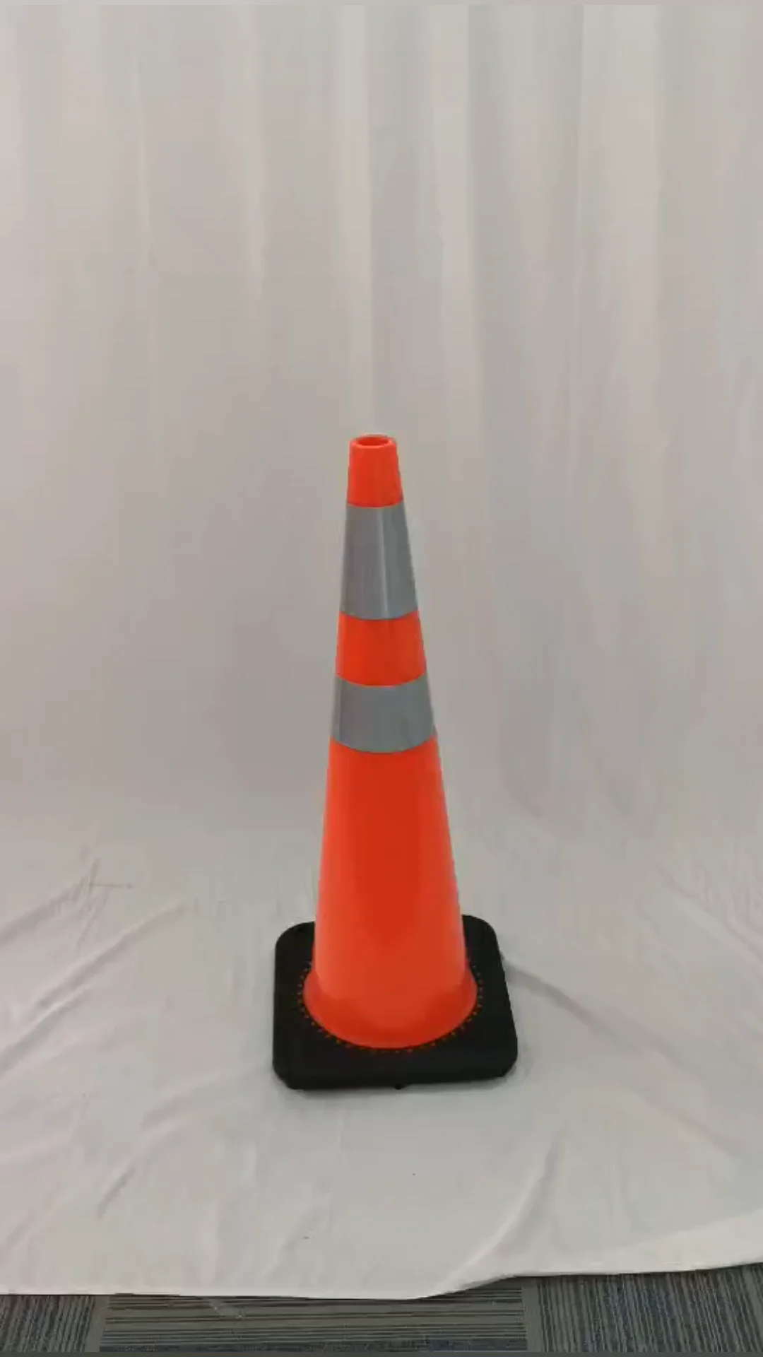 3m Retractable Belt Orange/red Flexible Pvc Traffic Safety Cone Multi ...