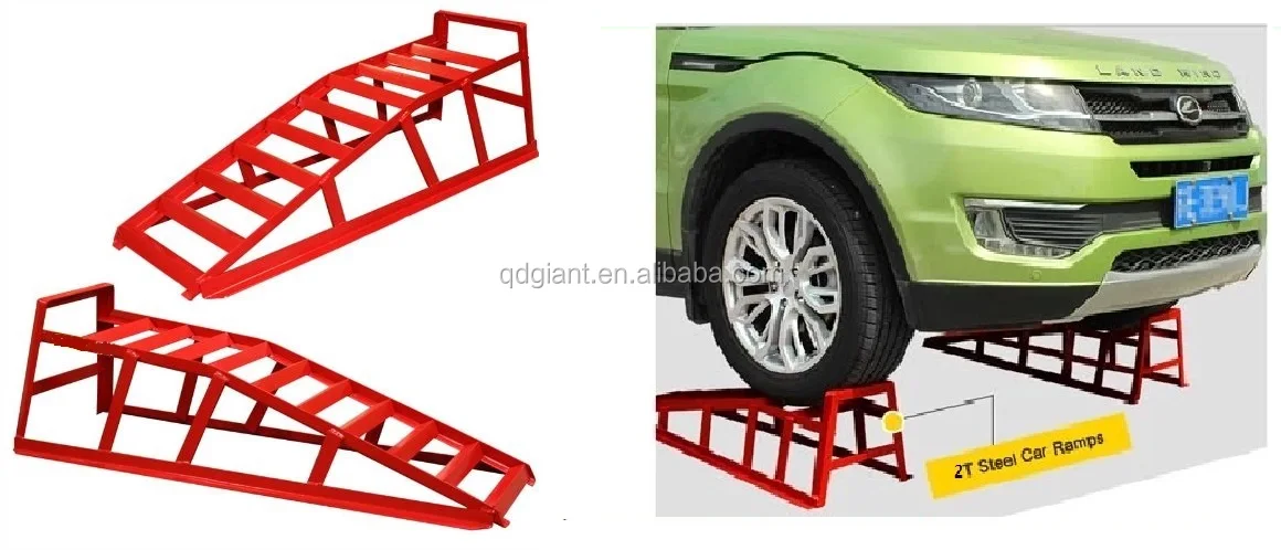 2ton Heavy Duty Steel Extra Wide Car Lift Ramps - Buy Car Ramps,Ramps ...