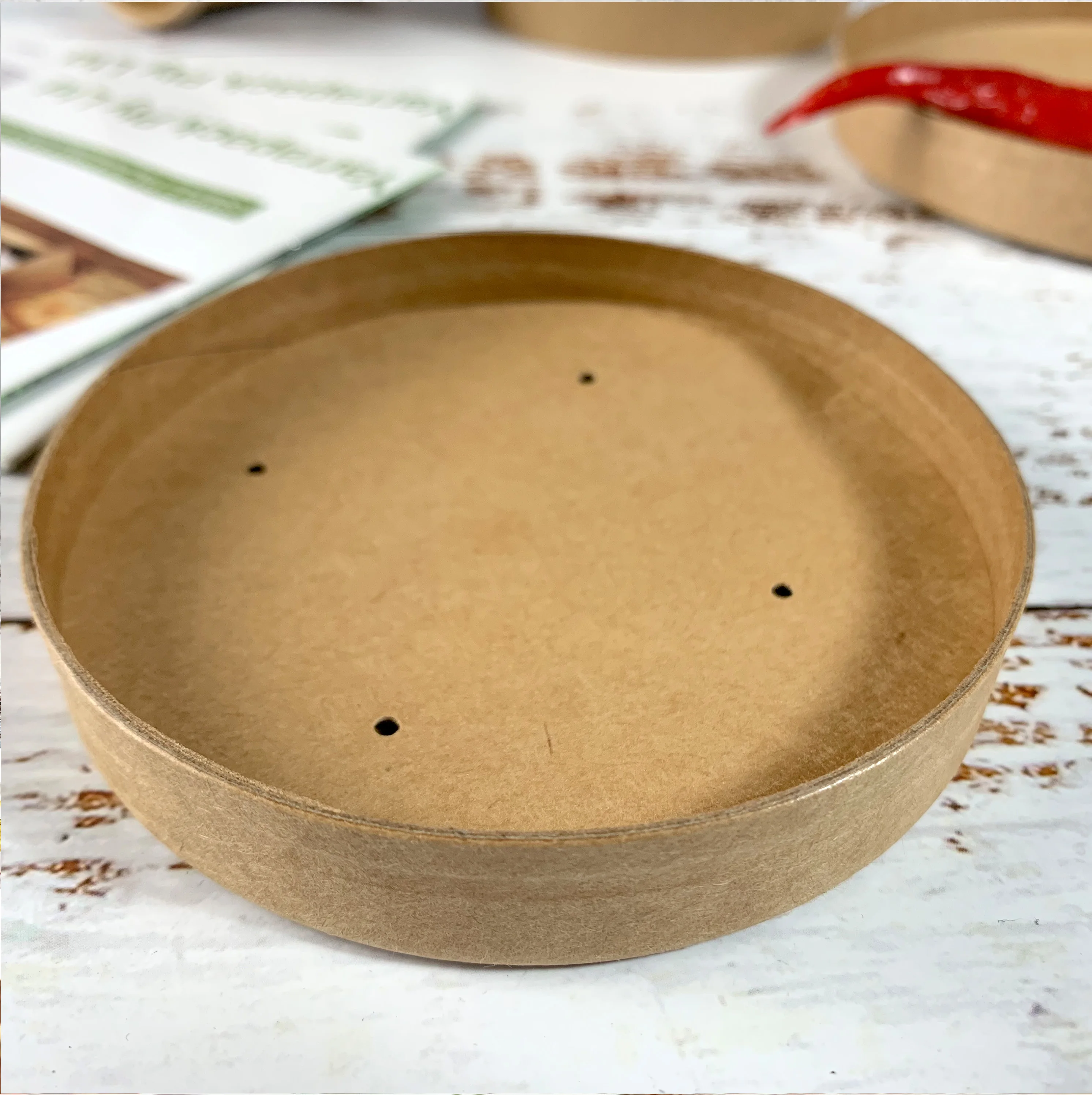 Custom Disposable Restaurant Togo Container Soup Packaging Cups Kraft ...