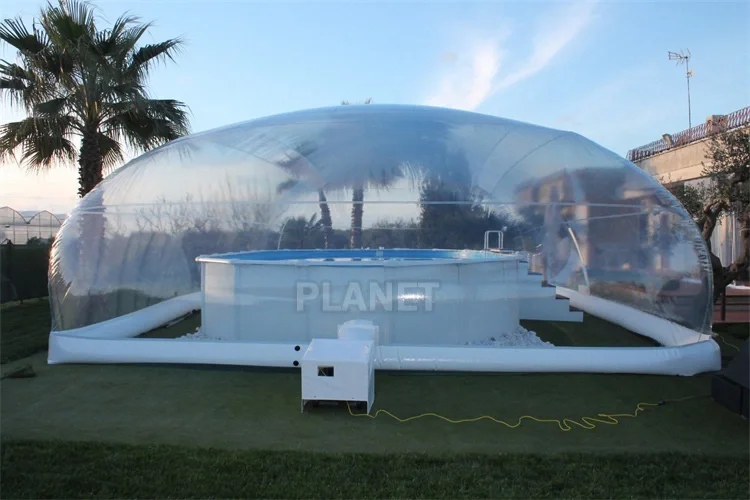 Outdoor Clear Swimming Pool Cover Tent - Transparent Dome