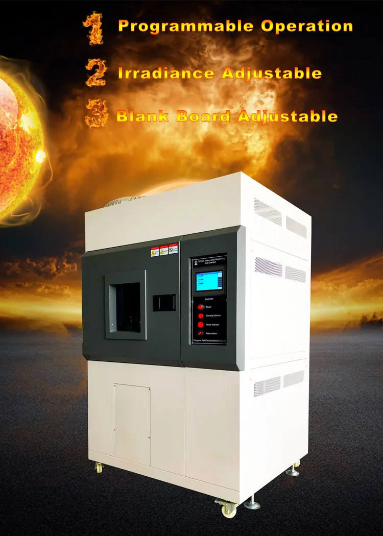 Xenon Lamp Aging Tester, Xenon Lamp Air Cooled Chamber, Color Fastness ...