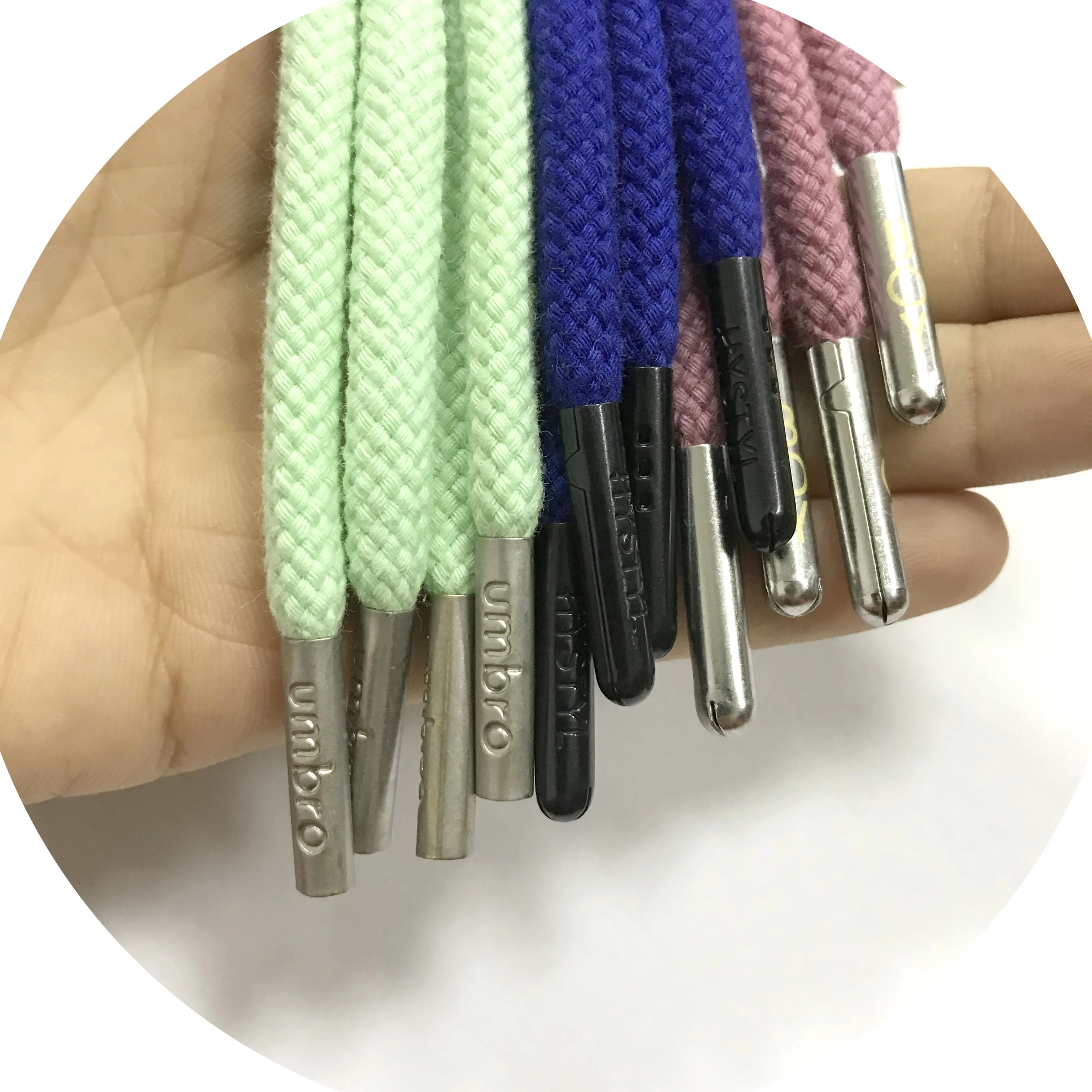 Wholesale Stretch Drawstring Cord Design Tubular Cotton Drawcords
