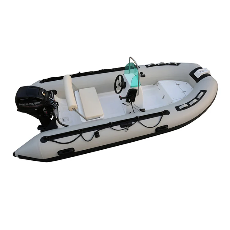Wholesale High Quality Rigid Hypalon Inflatable Fiberglass Rowing Rib Boat