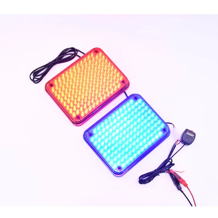 Red Blue Amber Led Square Ambulance Light Flash Warning Light For Fire ...