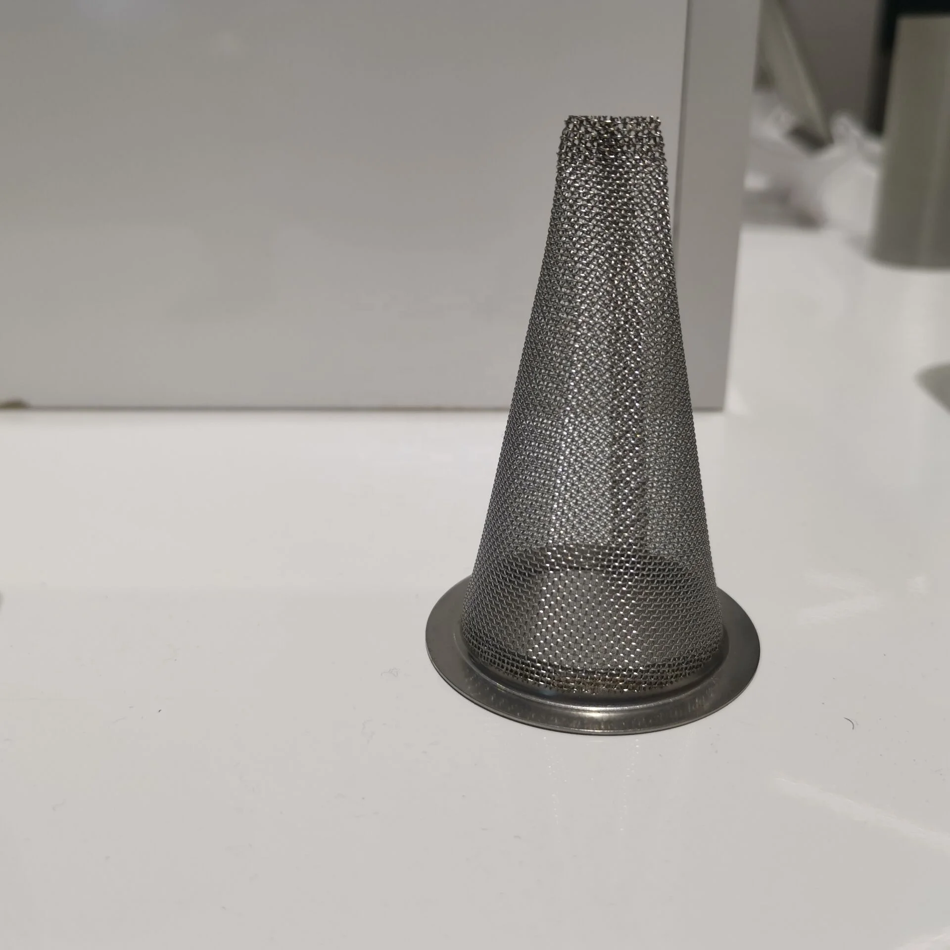 Oem Conical Shaped Fabricated Pipeline Filter Perforated Temporary ...