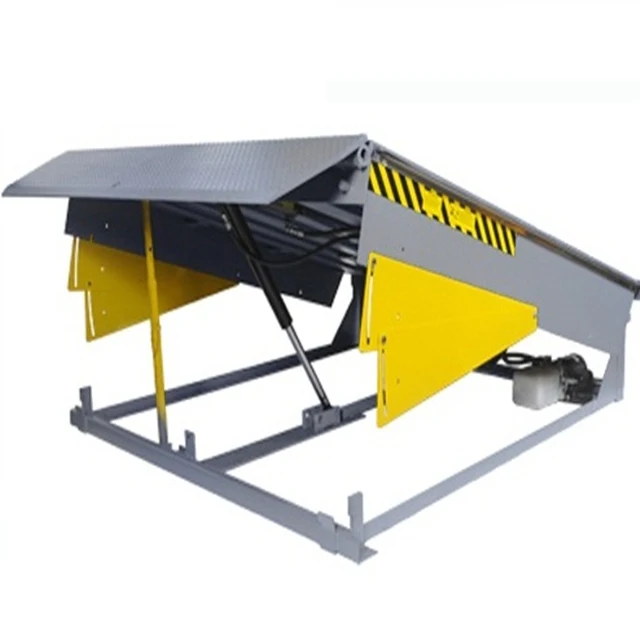 Hydraulic Fixed Scissor Lift Platform Dock Leveler Stationary Loading ...