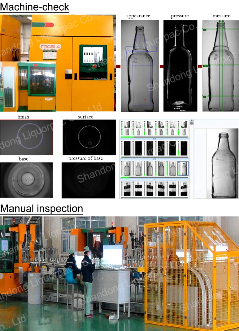 Electroplating Glass Bottle Golden Color 750ml Liquor Wine Whiskey ...