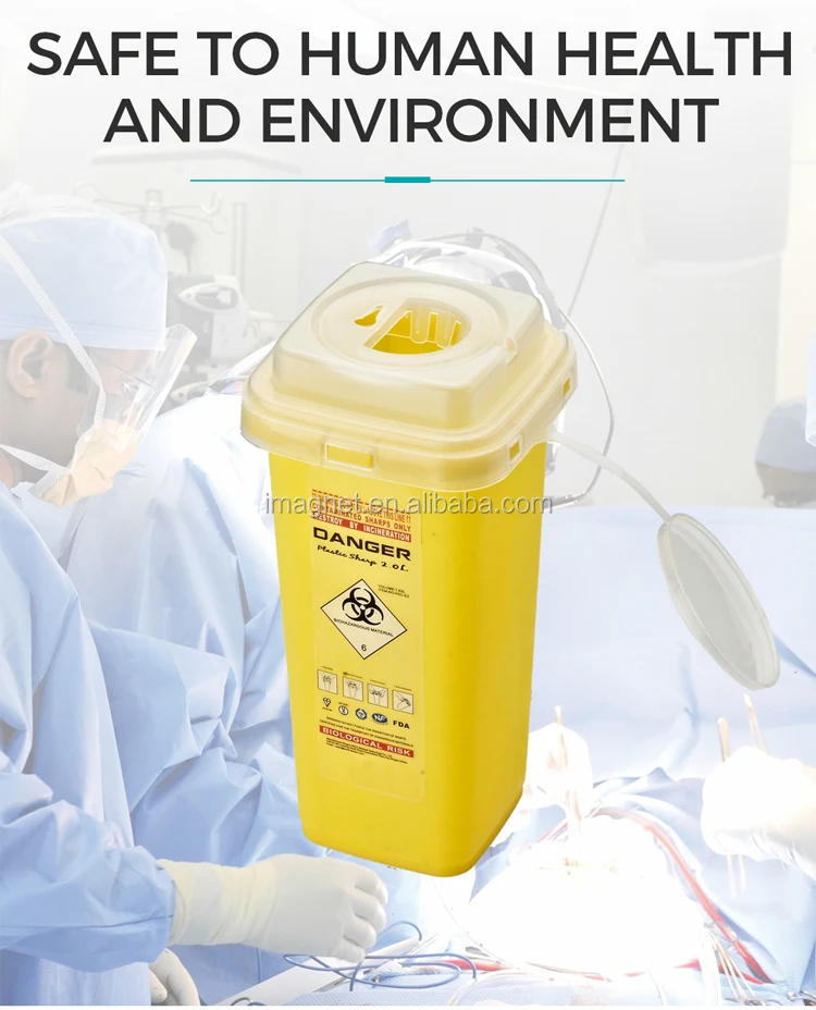 Sharps Container Biohazard Needle Disposal,Sharps Disposal Bin ...