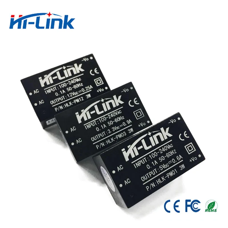 Hlk-pm01 Pcb Mount Encapsulated Power Supply Module 3w 110v/220v/230v ...