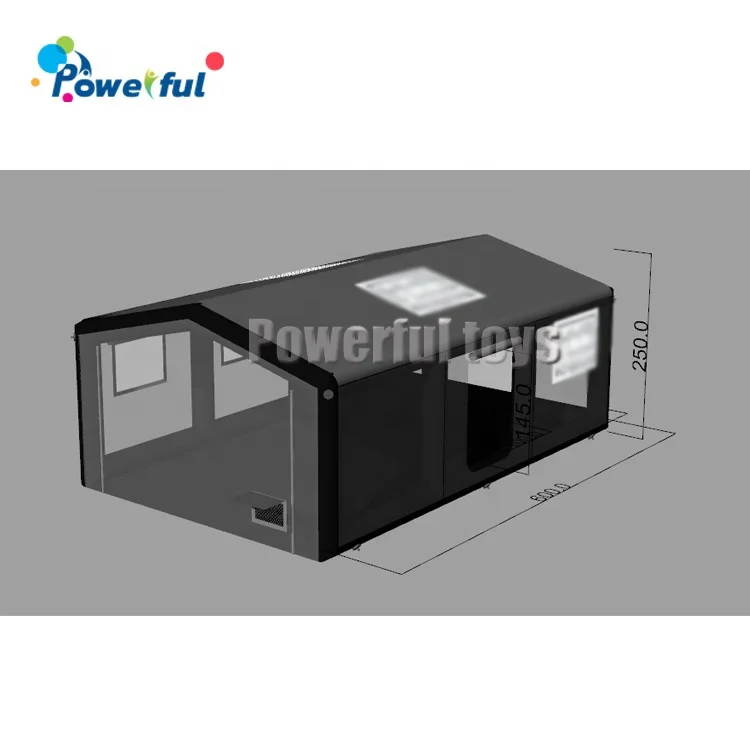 Portable Car Capsule - Inflatable Spray Paint Booth Roof Tent
