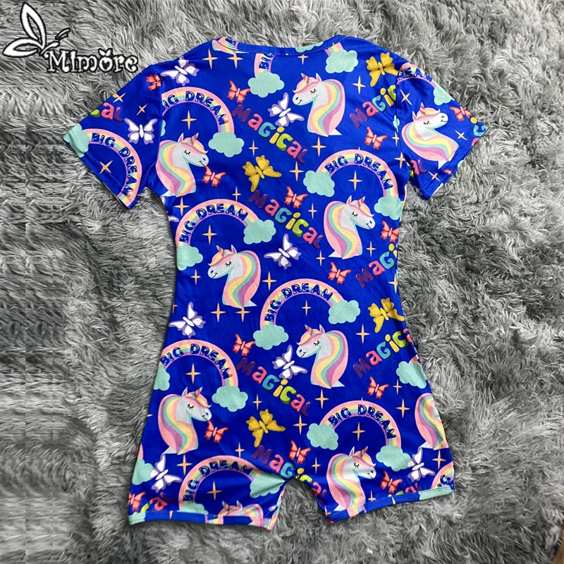Mimore Fashion Design The Real Baddie Sleepwear Short Onesie For Women ...